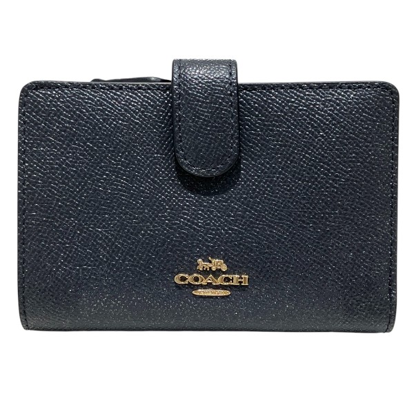 コーチ COACH F11484 L字ファスナー 2つ折り財布 レディース【中古】