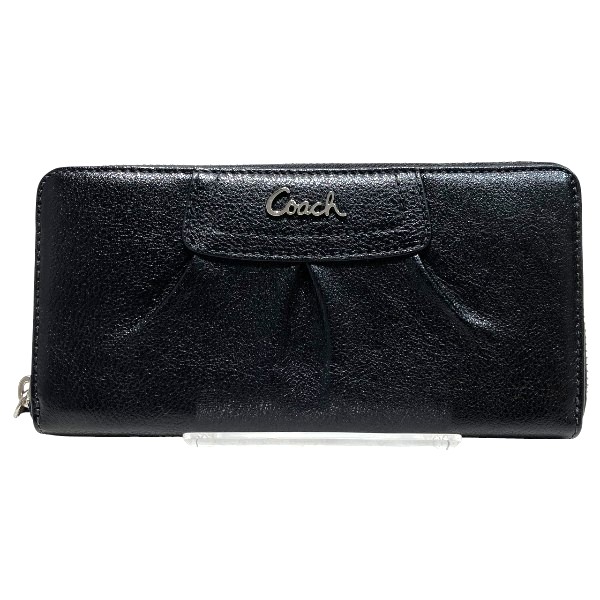 コーチ COACH ラウンドファスナー 長財布 レディース【中古】