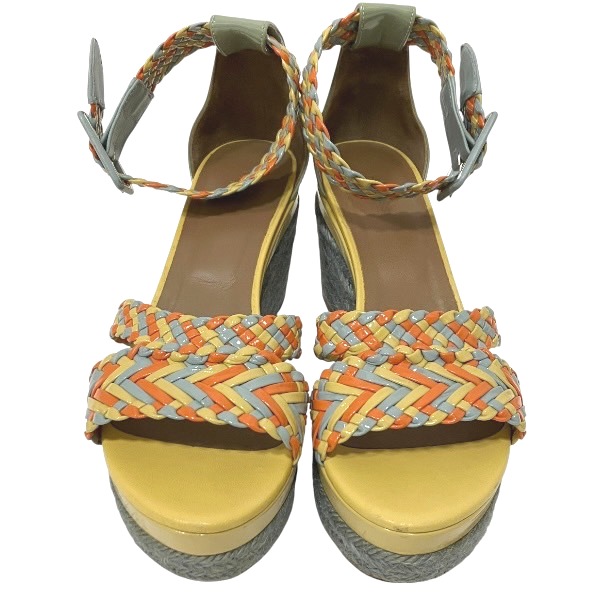 エルメス Hermes イネス エスパドリーユ マルチカラー 37サイズ ブランド小物 靴 レディース【中古】