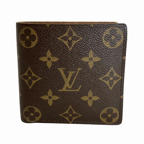 ルイヴィトン Louis Vuitton モノグラム ポルトフォイユマルコ M61675 2つ折り財布 ユニセックス【中古】