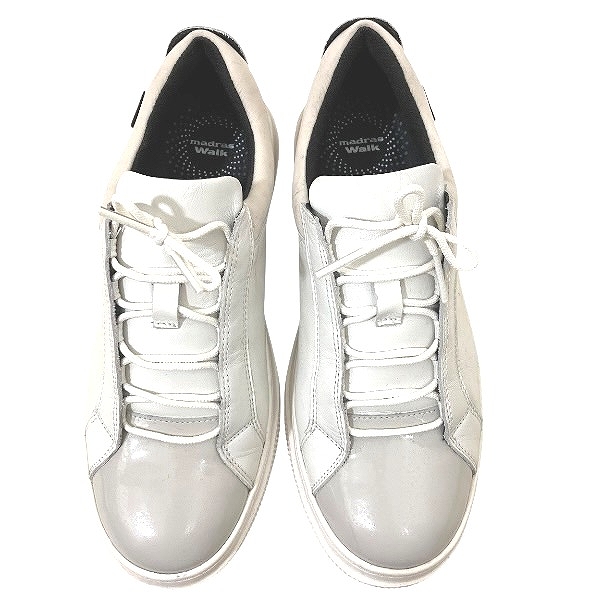 マドラスウォーク NWL1025 ゴアテックスレザー スニーカー ホワイト サイズ23cm ブランド小物 靴 レディース【中古】