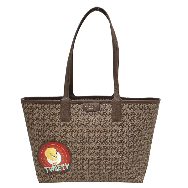 サマンサタバサ ルーニー・テューンズ コラボ バッグ トートバッグ レディース【中古】