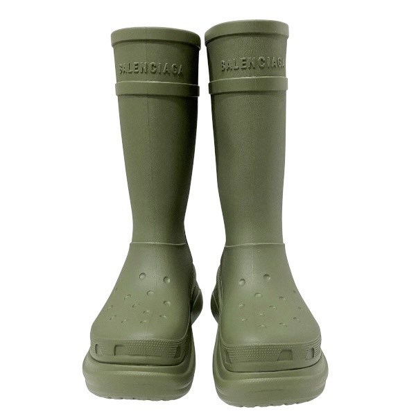 バレンシアガ×クロックス サイズ43 アパレル ロングレインブーツ メンズ 小物【中古】