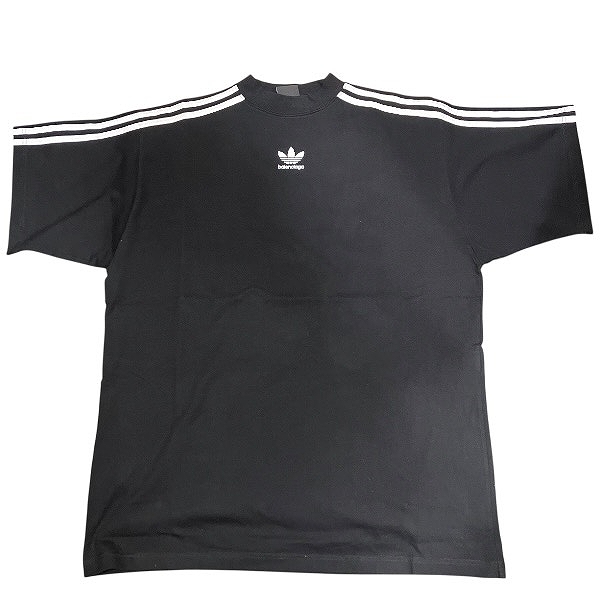バレンシアガ×アディダス ブラック 2サイズ アパレル 半袖Tシャツ メンズ 未使用品 小物【中古】