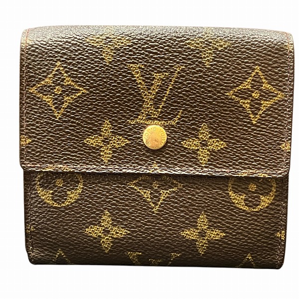 ルイヴィトン Louis Vuitton モノグラム ポルトモネ ビエ カルトクレディ M61652 Wホック 財布 3つ折り財布 ユニセックス【中古】