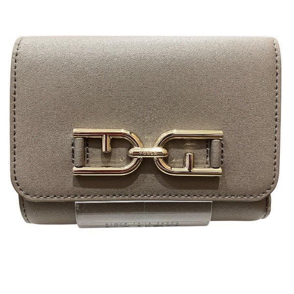 フルラ FURLA レザーベージュ 3つ折り財布 レディース【中古】