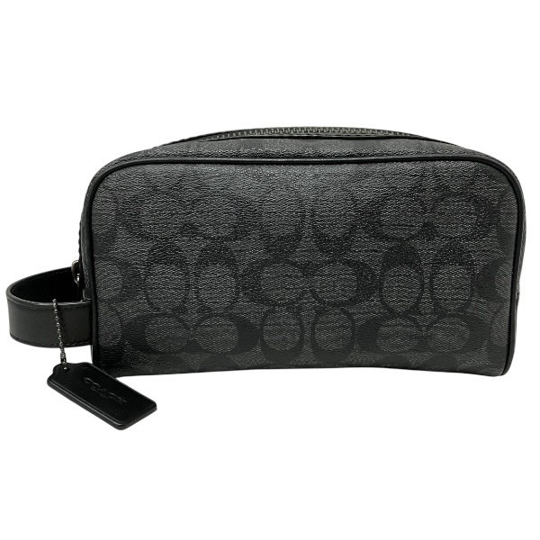 コーチ COACH シグネチャー 2515 バッグ セカンドバッグ ポーチ メンズ【中古】