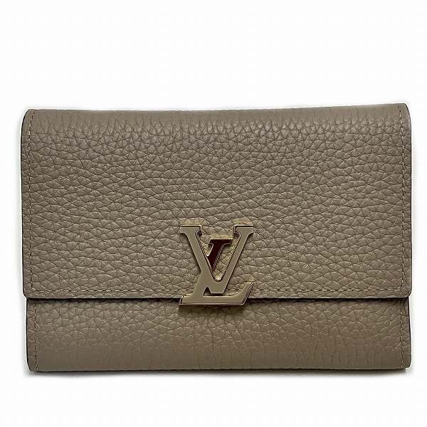 ルイヴィトン Louis Vuitton ポルトフォイユ カプシーヌ コンパクト M62159 3つ折り財布 レディース【中古】