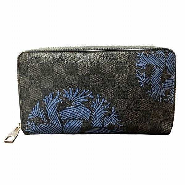 ルイヴィトン Louis Vuitton ダミエ クリストファーネメス ジッピーオーガナイザー N41683 長財布 2つ折り財布 ユニセックス【中古】