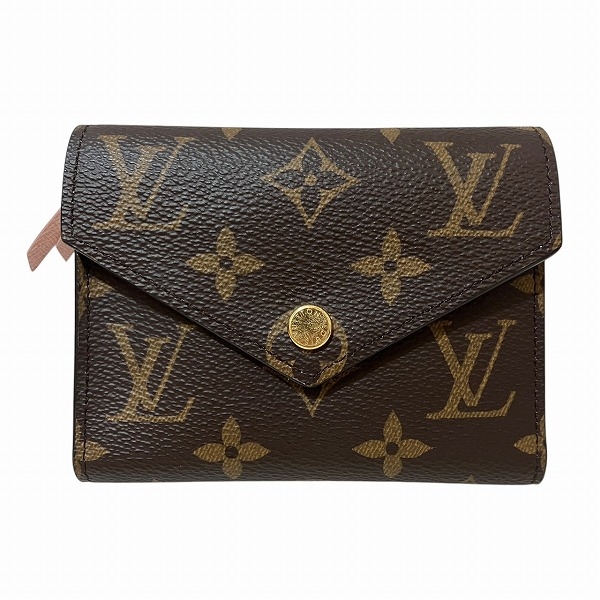 ルイヴィトン Louis Vuitton モノグラム ポルトフォイユ・ヴィクトリーヌ M62472 3つ折り財布 レディース【中古】