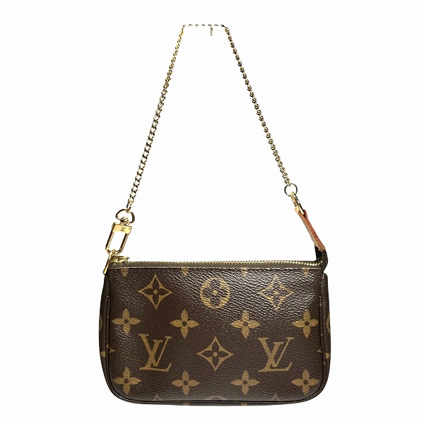 ルイヴィトン Louis Vuitton モノグラム ミニポシェットアクセソワール M58009 ブランド小物 ポーチ レディース バッグ【中古】