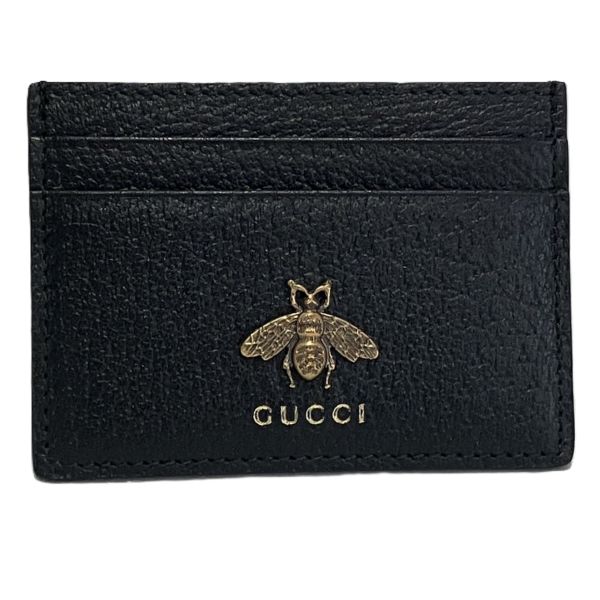 グッチ GUCCI アニマリエ 523685 レザー カードケース ブランド小物 パスケース メンズ【中古】