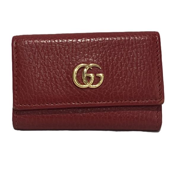 グッチ GUCCI プチマーモント 4561180959 レザー ブランド小物 キーケース レディース【中古】