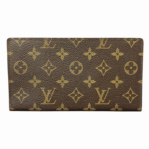 ルイヴィトン Louis Vuitton モノグラム ポルトシェキエ ダブル M62223 札入れ 長財布 ユニセックス 小物【中古】