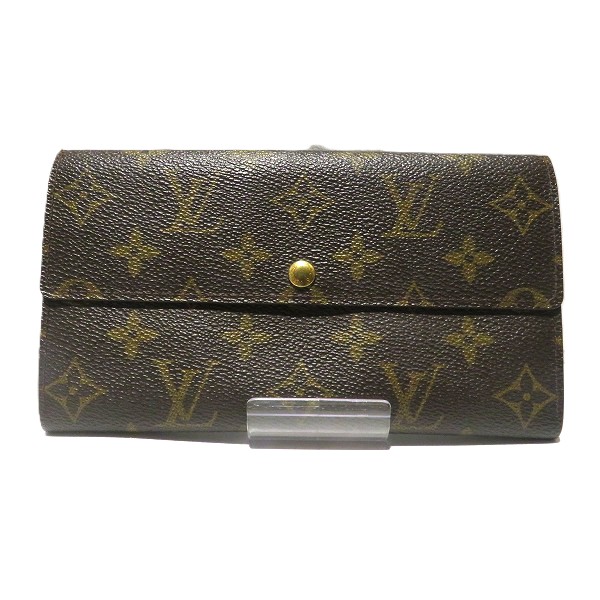 ルイヴィトン Louis Vuitton モノグラム ポシェット ポルトモネ クレディ M61725 長財布 2つ折り財布 ユニセックス 小物【中古】