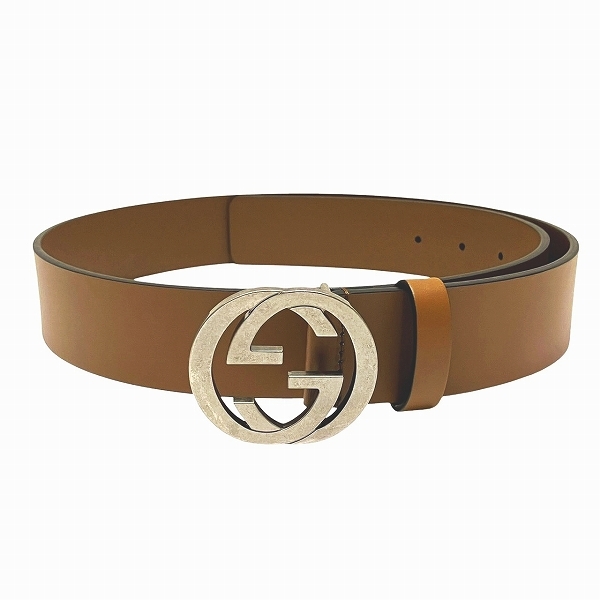 グッチ GUCCI インターロッキングG 546389 ブランド小物 ベルト メンズ【中古】