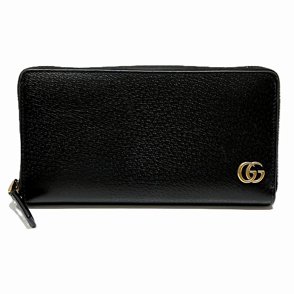 グッチ GUCCI GGマーモント 428736 財布 長財布 レディース【中古】