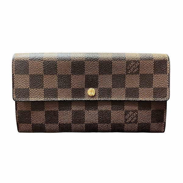 ルイヴィトン Louis Vuitton ダミエ ポルトフォイユサラ N61734 長財布 ユニセックス【中古】