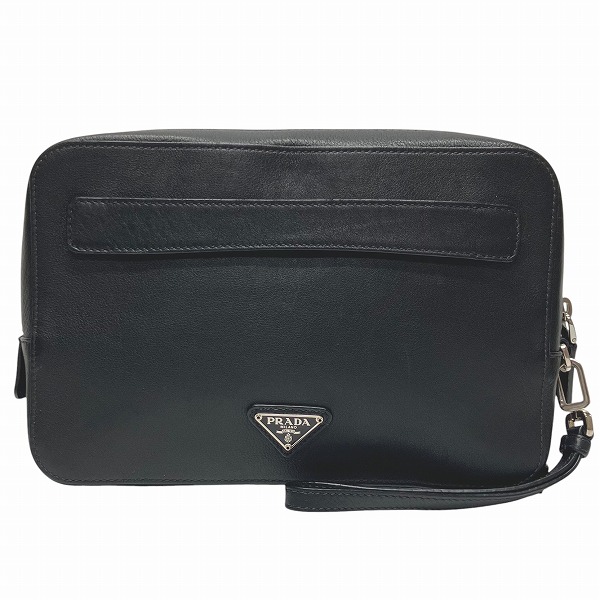 プラダ PRADA VR0052 トラベルポーチ バッグ セカンドバッグ クラッチバッグ メンズ【中古】