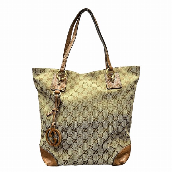 グッチ GUCCI GGキャンバス 247237 バッグ トートバッグ レディース【中古】