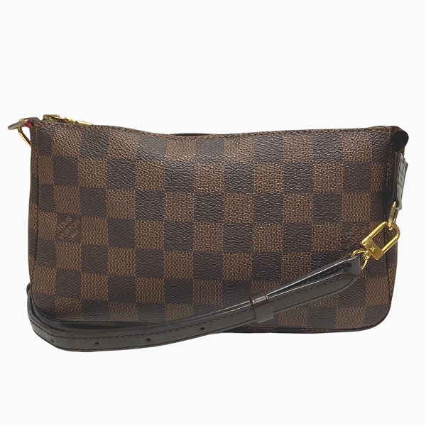 ルイヴィトン Louis Vuitton ダミエ ポシェット アクセソワール N51985 ロングストラップ バッグ ショルダーバッグ レディース【中古】