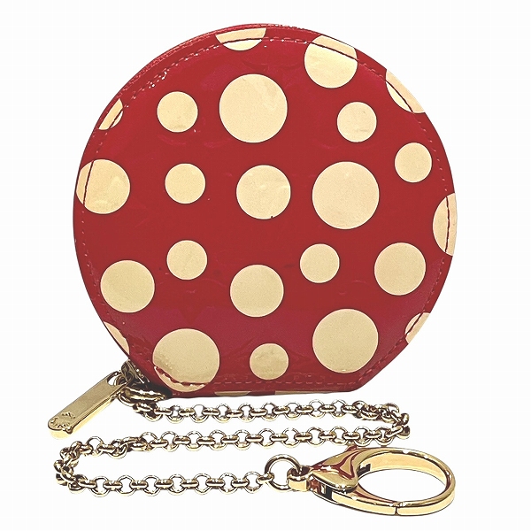 ルイヴィトン Louis Vuitton ヴェルニ ポルトモネシャポー ドットインフィニティ M91570 ケース レディース 財布【中古】