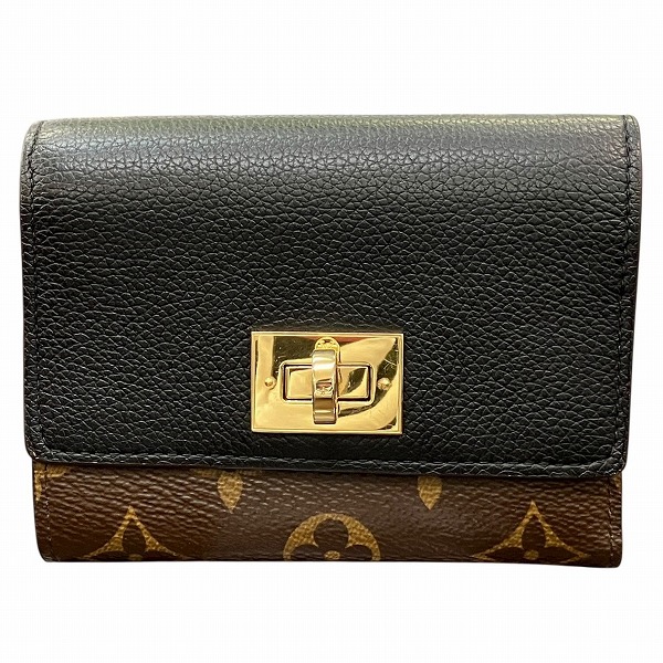 ルイヴィトン Louis Vuitton モノグラム ポルトフォイユヴィクトリーヌ M82640 3つ折り財布 レディース【中古】