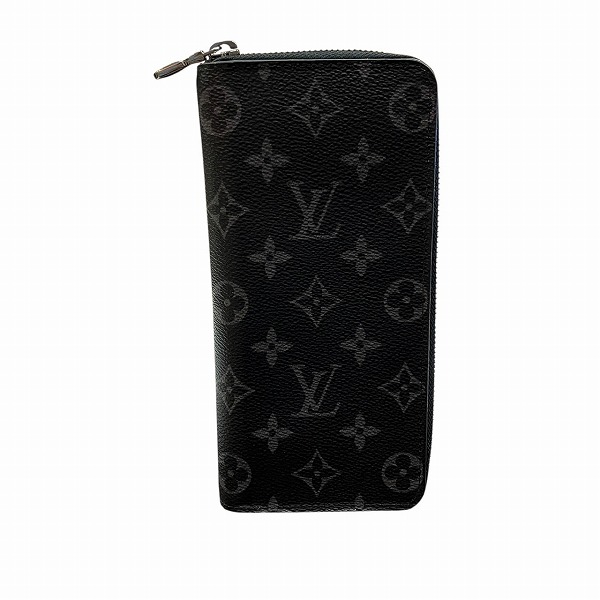 ルイヴィトン Louis Vuitton モノグラムエクリプス ジッピーウォレット ヴェルティカル M62295 長財布 メンズ【中古】