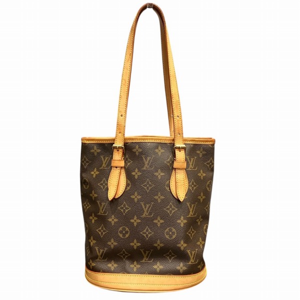 ルイヴィトン Louis Vuitton モノグラム プチバケット M42238 バッグ トートバッグ ショルダーバッグ ユニセックス【中古】