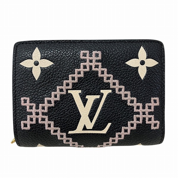 ルイヴィトン Louis Vuitton モノグラムアンプラント ブロデリー ポルトフォイユクレア M81139 2つ折り財布 レディース【中古】