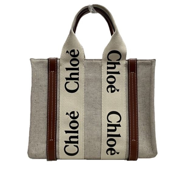 クロエ Chloe ウッディ スモール 02217565 バッグ トートバッグ レディース【中古】