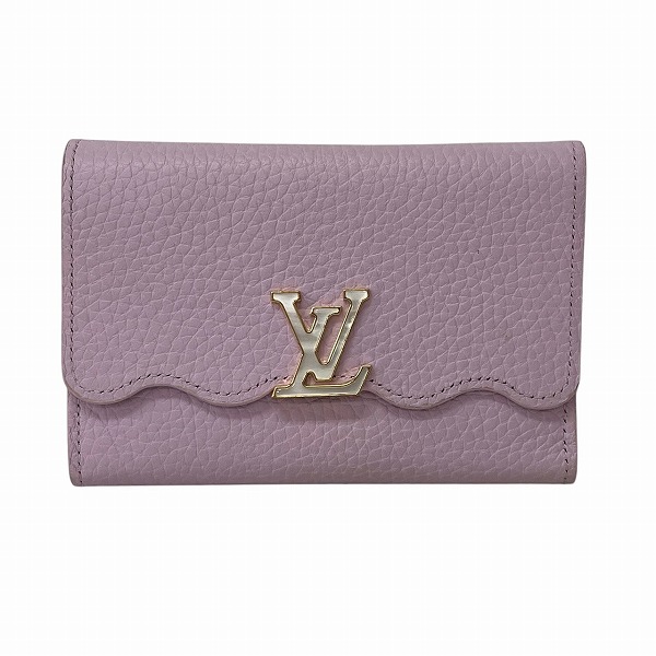 ルイヴィトン Louis Vuitton トリヨン ポルトフォイユカプシーヌ コンパクト M82167 2つ折り財布 レディース【中古】