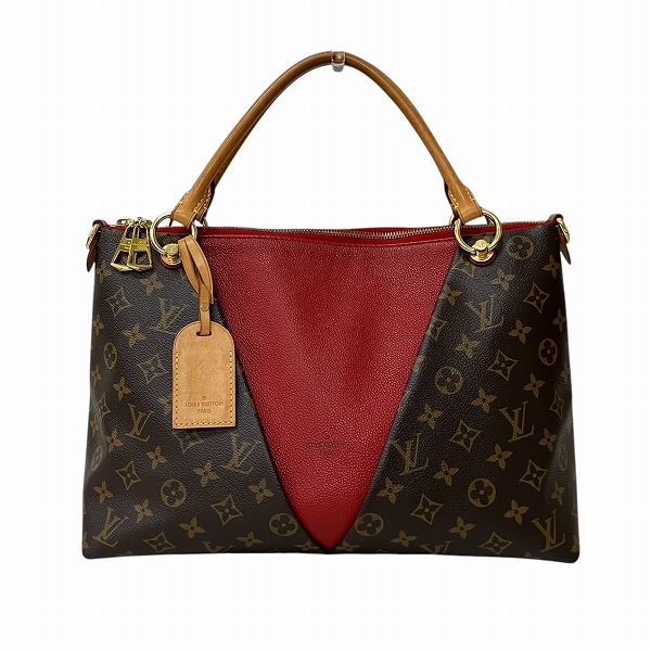 ルイヴィトン Louis Vuitton モノグラム VトートMM M43957 バッグ ハンドバッグ トートバッグ レディース【中古】
