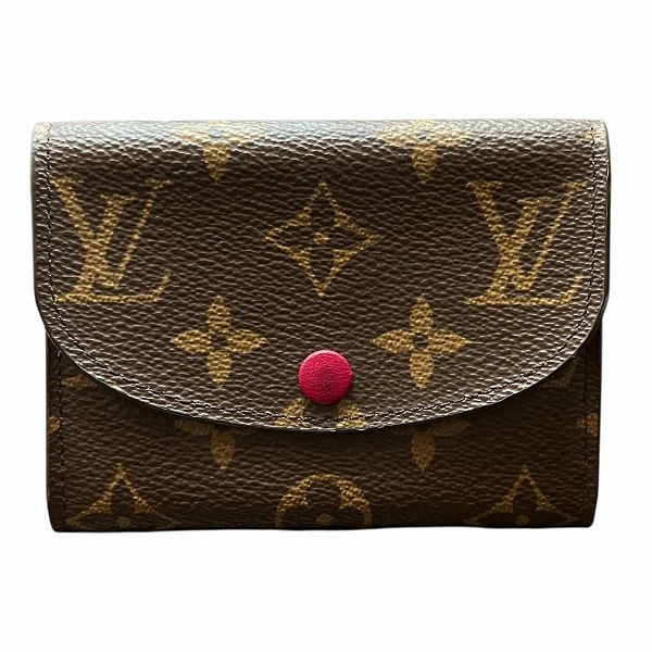 ルイヴィトン Louis Vuitton モノグラム ポルトモネ ロザリ M41939 ケース レディース 財布【中古】