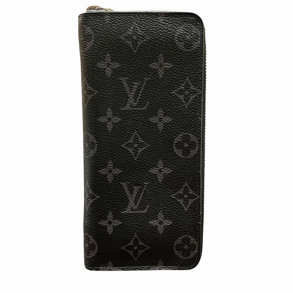 ルイヴィトン Louis Vuitton モノグラムエクリプス ジッピーウォレット ヴェルティカル M62295 長財布 メンズ【中古】
