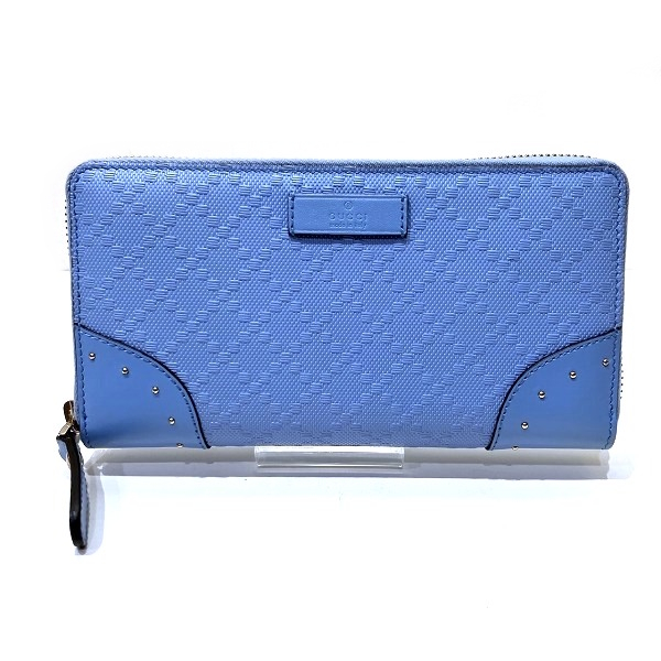 グッチ GUCCI ディアマンテ 354487 ラウンドファスナー 長財布 レディース【中古】
