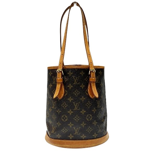ルイヴィトン Louis Vuitton モノグラム プチバケット M42238 バッグ トートバッグ レディース【中古】