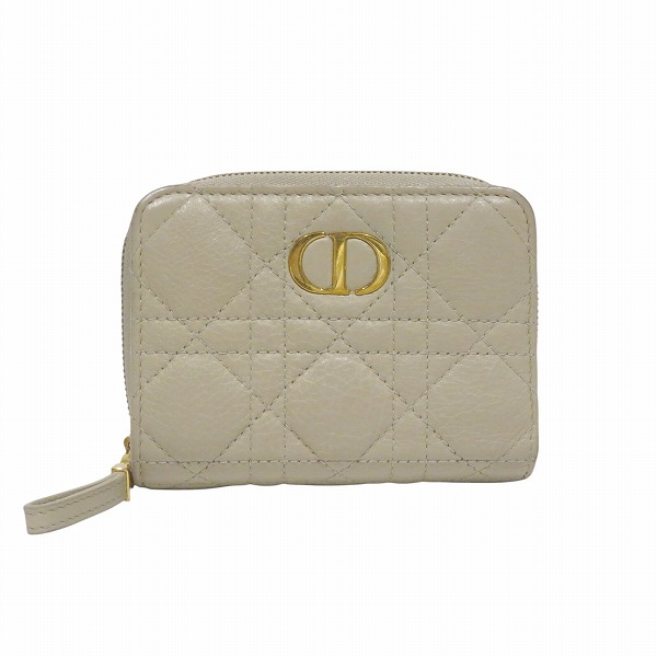 ディオール カロ バイフォールド 2つ折り財布 レディース【中古】