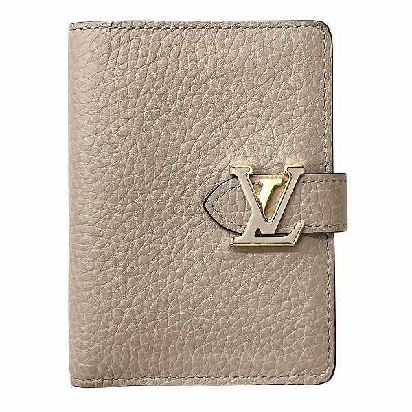 ルイヴィトン Louis Vuitton トリヨン LVヴェルティカルウォレットコンパクト M82198 2つ折り財布 レディース【中古】