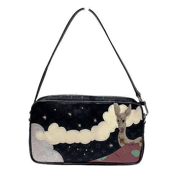 ルイヴィトン Louis Vuitton モノグラムサテン ポシェットコントドュフェ M92275 バッグ ハンドバッグ レディース【中古】