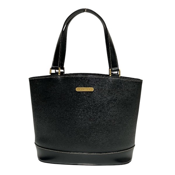 バーバリー Burberry ノバチェック ブラック バッグ ハンドバッグ レディース【中古】