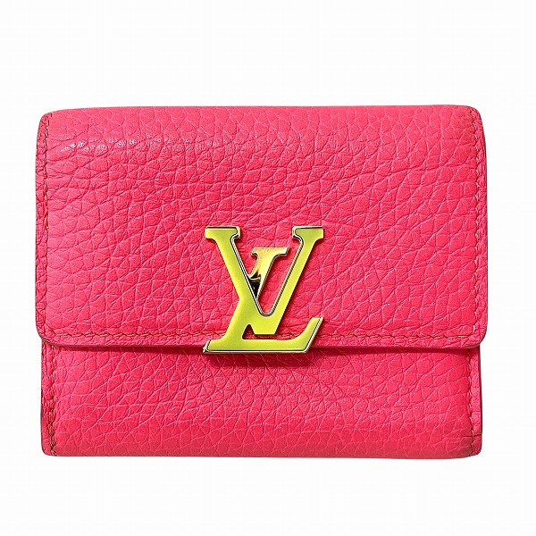 ルイヴィトン Louis Vuitton トリヨン ポルトフォイユカプシーヌXS M81203 3つ折り財布 レディース 小物【中古】