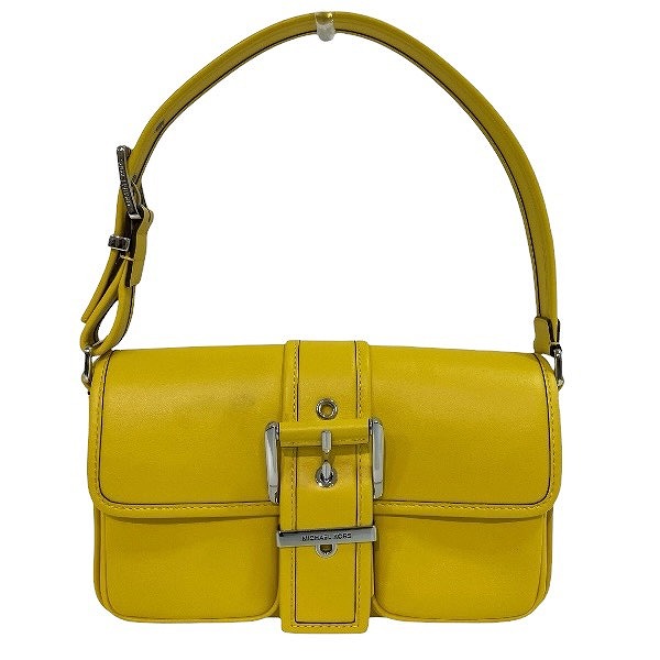 マイケル コース コルビー 30S4SBAL2L イエロー レザー ワンショルダー バッグ ショルダーバッグ レディース【中古】