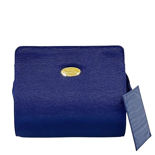 ディオール ネイビー系 ナイロン ブランド小物 ポーチ バッグ【中古】