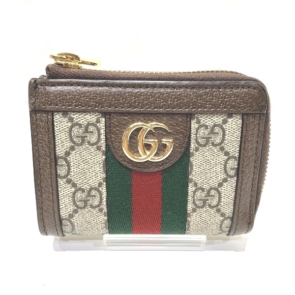 グッチ GUCCI オフディア ジップアラウンドウォレット 644333 GGスプリーム ケース レディース 財布【中古】