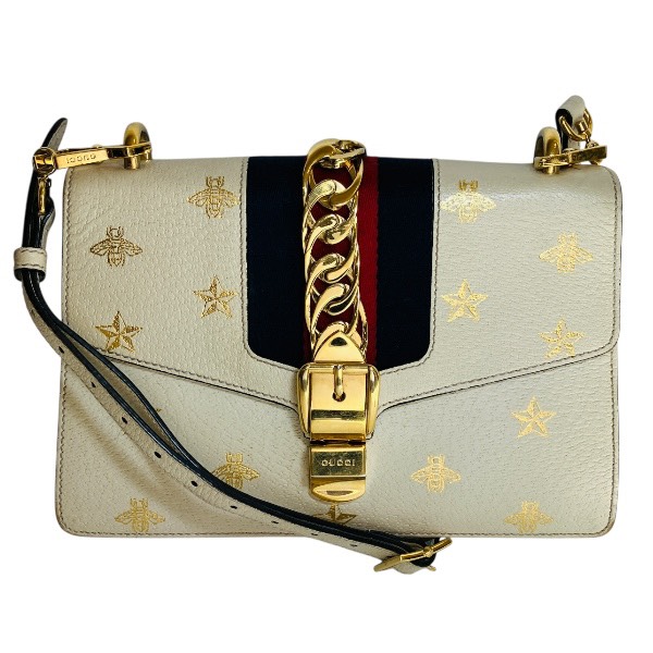 グッチ GUCCI シルヴィ ビー＆スター 524405 バッグ ショルダーバッグ レディース【中古】