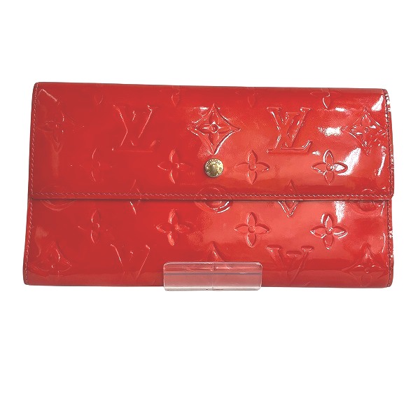 ルイヴィトン Louis Vuitton モノグラム ヴェルニ ポルトトレゾール インターナショナル M91165 財布 3つ折り財布 レディース【中古】