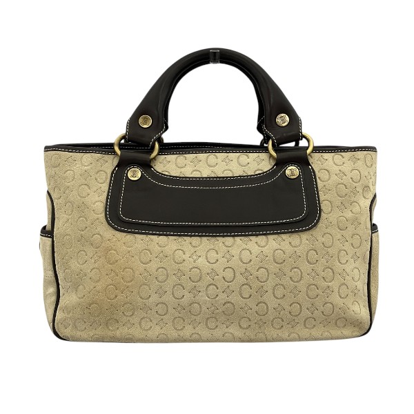 セリーヌ CELINE スウェード×レザー バッグ ハンドバッグ レディース【中古】