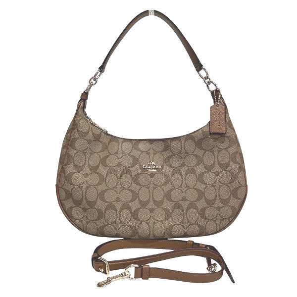 コーチ COACH シグネチャー F38267 レザー 2WAY バッグ ハンドバッグ ショルダーバッグ レディース【中古】