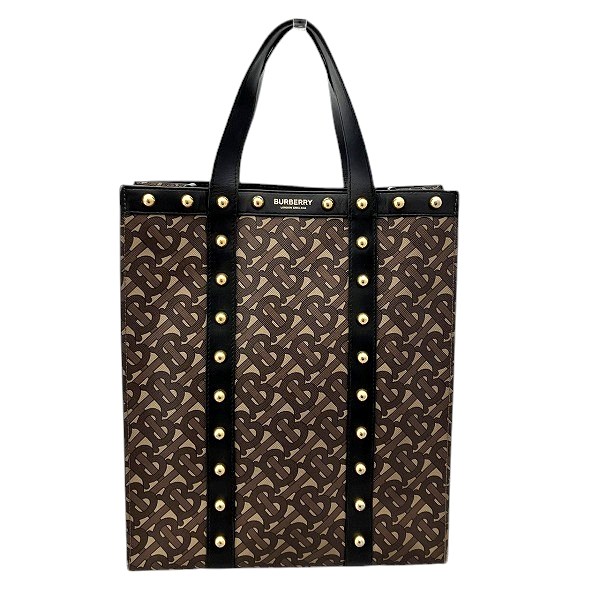 バーバリー Burberry TBモノグラム スタッズ バッグ ハンドバッグ トートバッグ ユニセックス【中古】